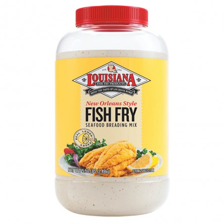 Louisiana N.O. Style Lemon Fish Fry Gallon 5.5 Lbs | The Shrimp Net ...
