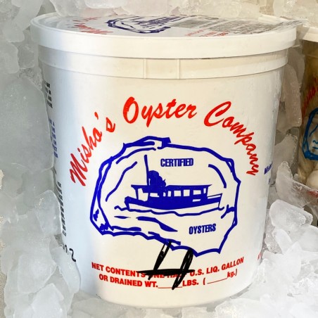 Fresh Shucked Oysters - 1 gallon 4 lbs | The Shrimp Net Fish Fresh ...